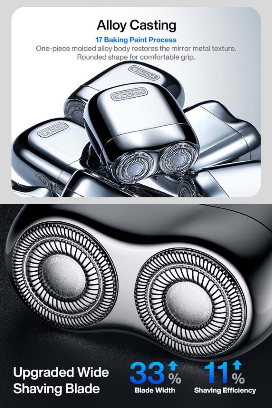 [Ready Stock ] yoose Mini Shaver 2.0 Portable Electric Rechargeable ...