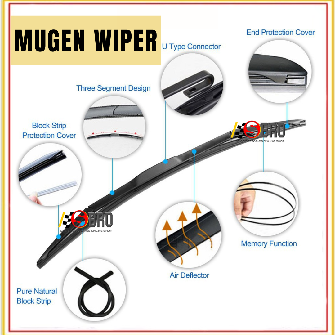 PERODUA KENARI WIPER BLADE CAR WINDSHIELD WIPER 1 SET (20' 17 ...