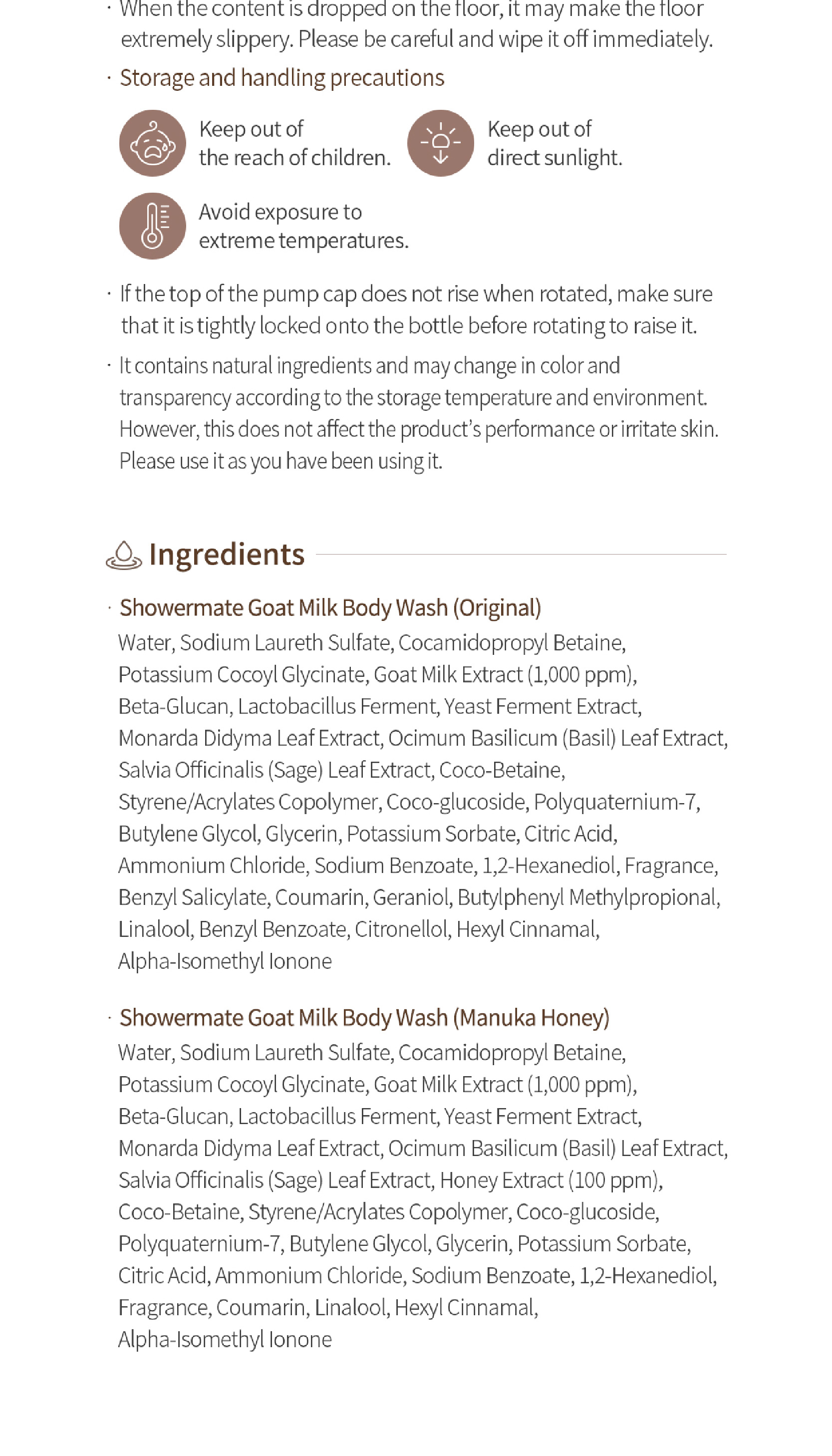 Showermate Goat Milk Body Wash - Manuka Honey (800ml) | Shopee Malaysia