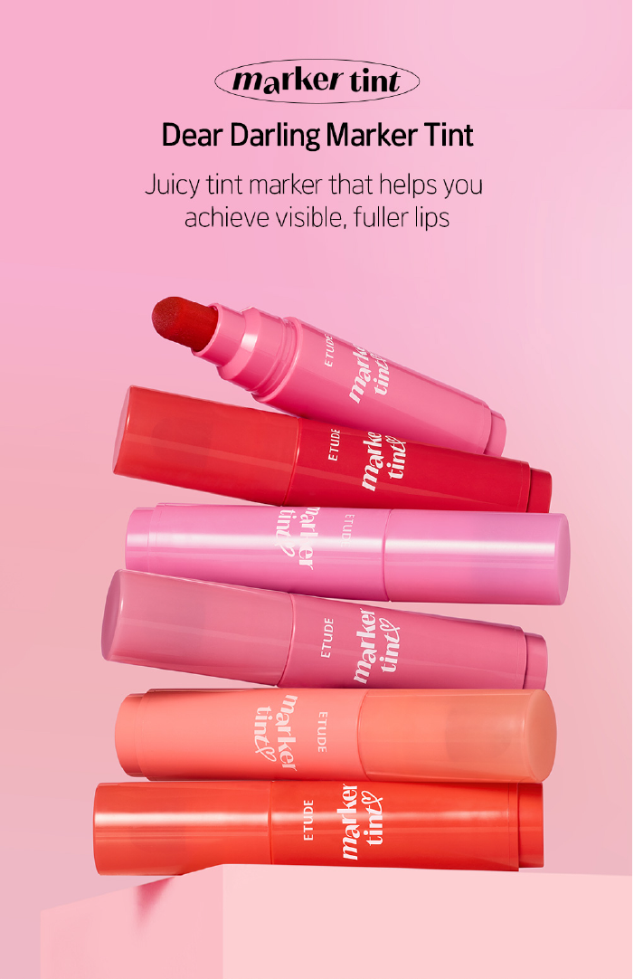 ETUDE Dear Darling Marker Tint (9 Colours) | Shopee Malaysia