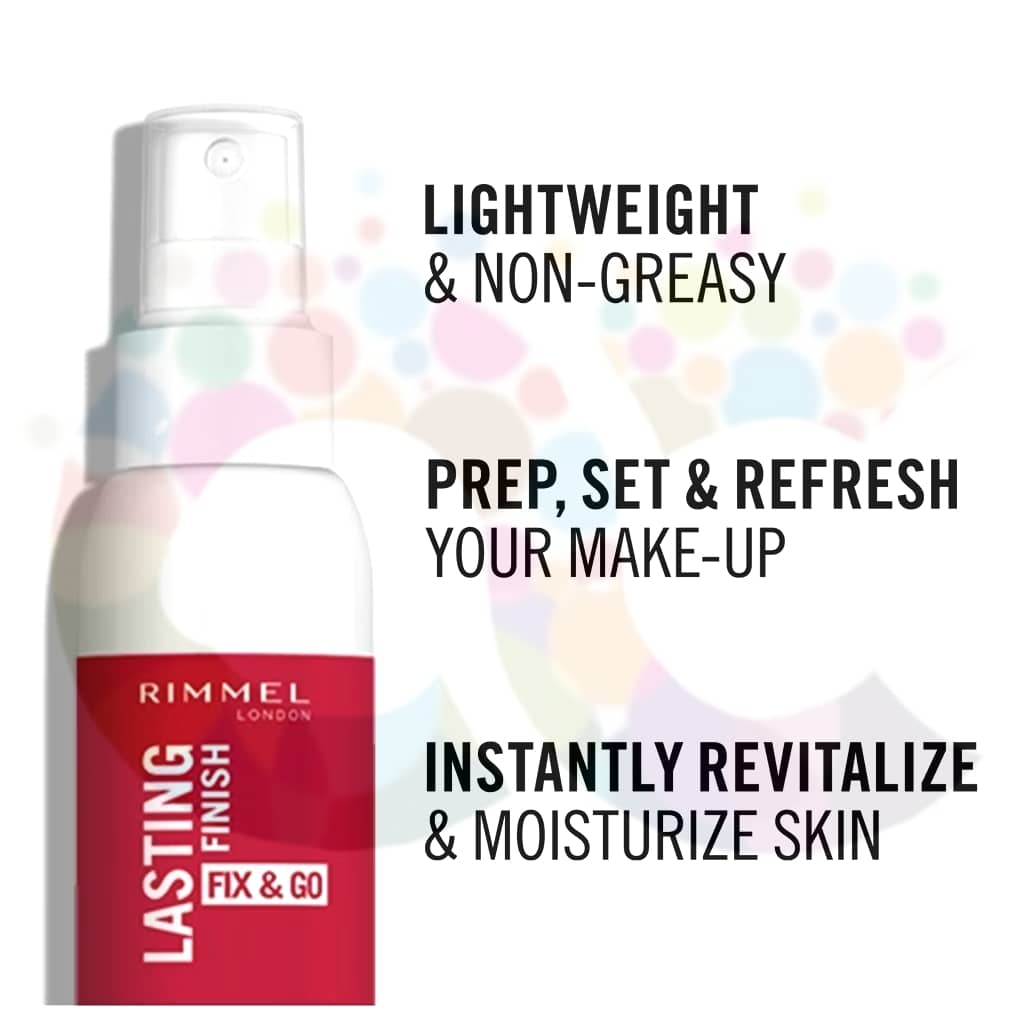 Rimmel Lasting Finish Fix & Go Setting Spray 100ml | Shopee Malaysia