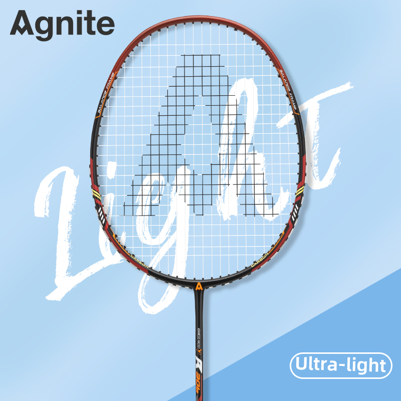 Agnite R306 Badminton 3U Racket 70g Ultra-Light 24lbs For Power ...