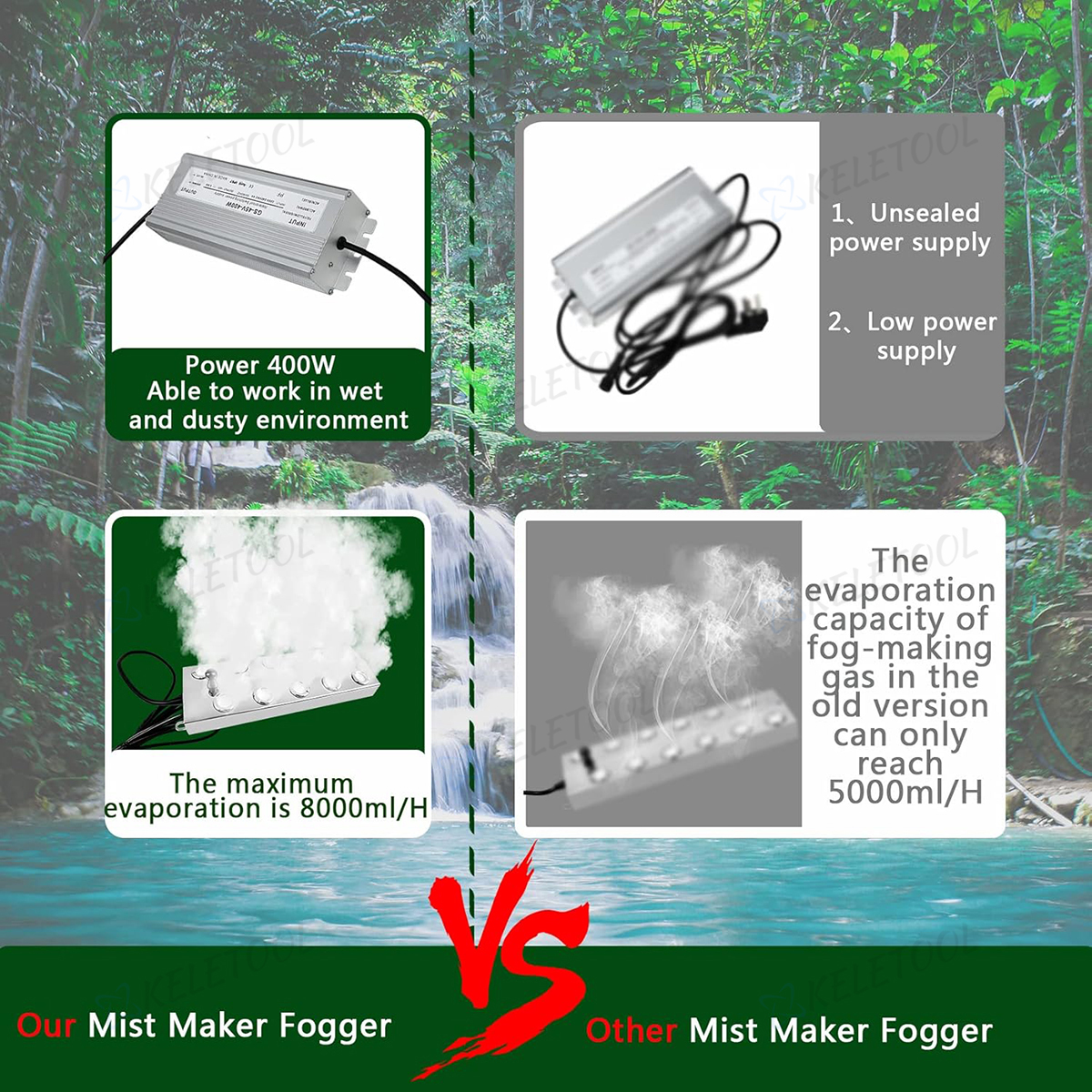8/10/12 Head Ultrasonic Mist Maker Fogger for Air Humidifier ...