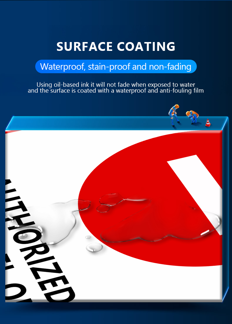 Waterproof Warning Sign Stickers Caution Danger Signage Safety Label ...