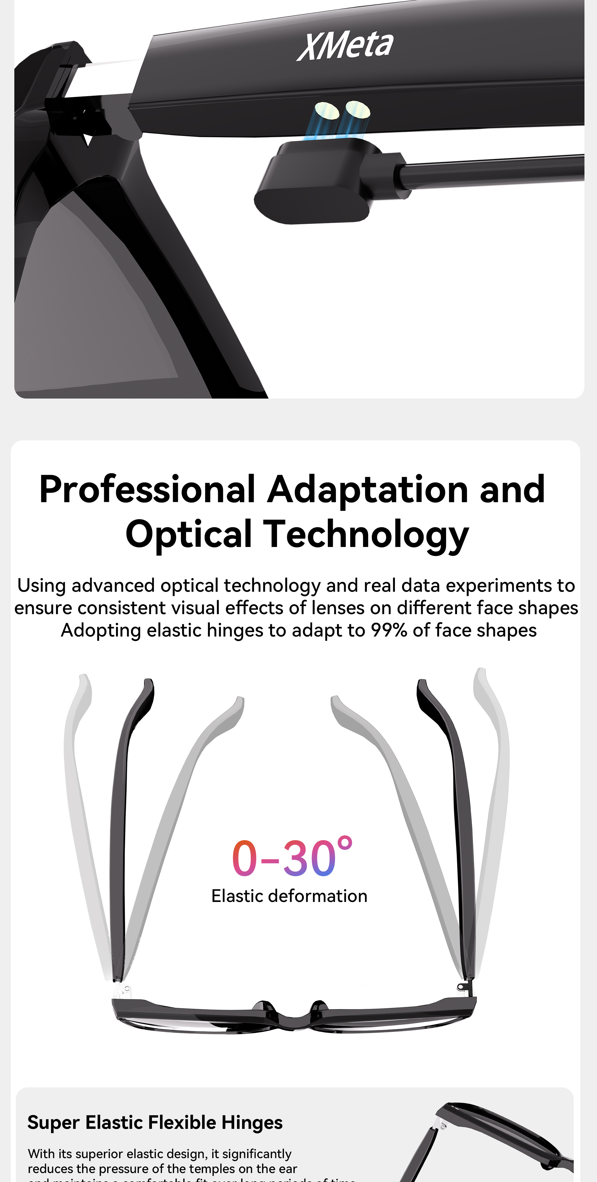 Amgras XMeta Smart Glasses Audio Open earphone bluetooth Calling Music ...