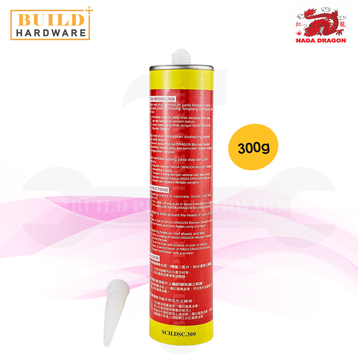 NAGA DRAGON Sealing Compound 300g / 440g / 2.5kg Bituminous Compound ...