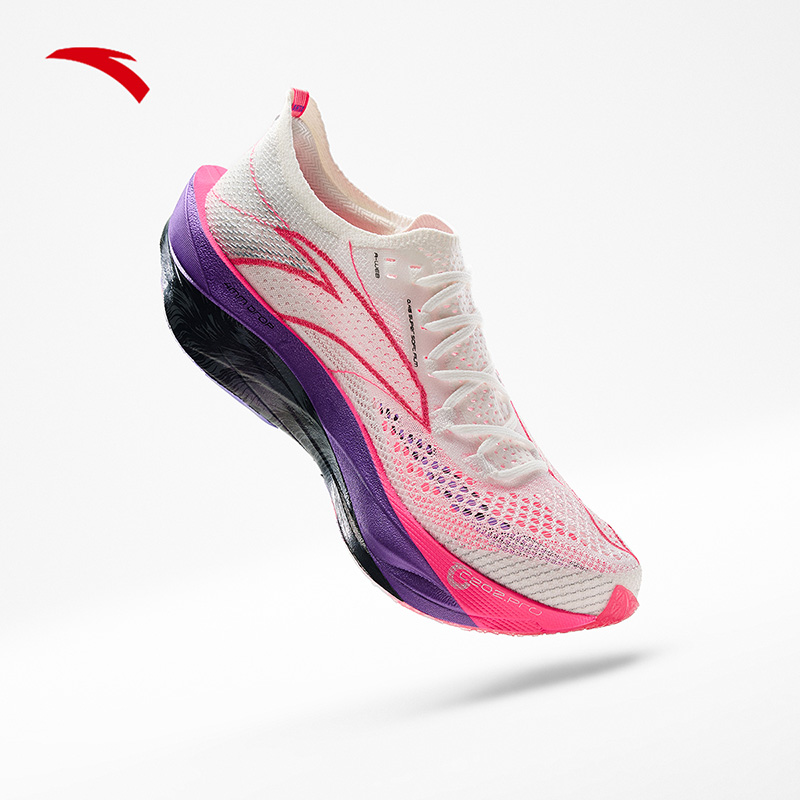 ANTA Women C202 6 PRO Carbon Plate Running Shoes 1224D5571-10 -White ...