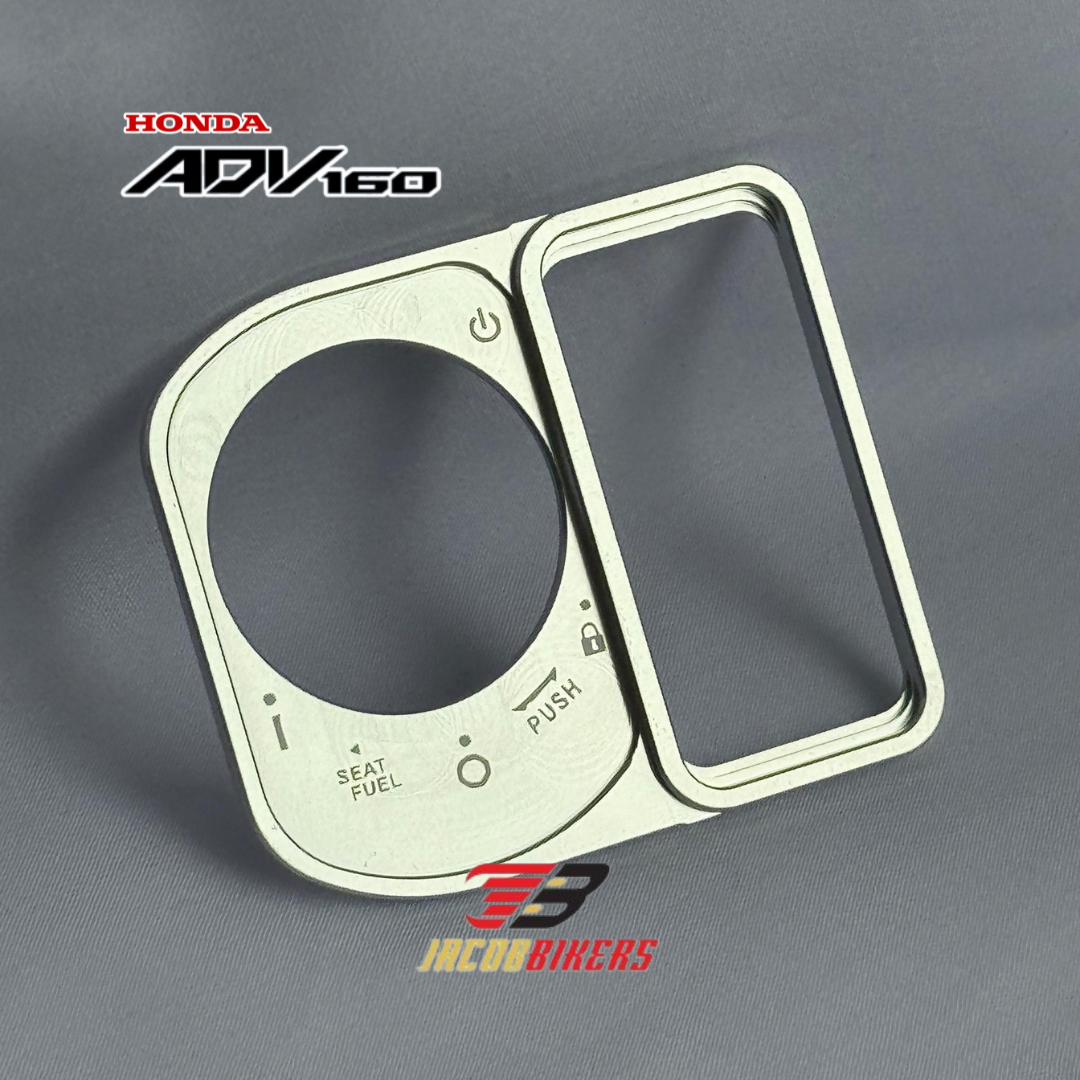 Honda ADV 160 Starter Switch Cover Alloy Lock Guard Mainswitch Cover ...