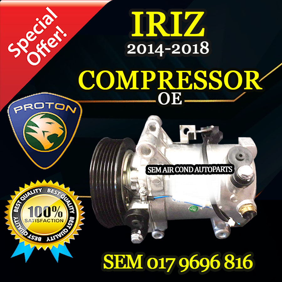 PROTON IRIZ 2014-2018 YEAR OE COMPRESSOR/ KOMPRESOR (CAR AIRCOND SYSTEM ...