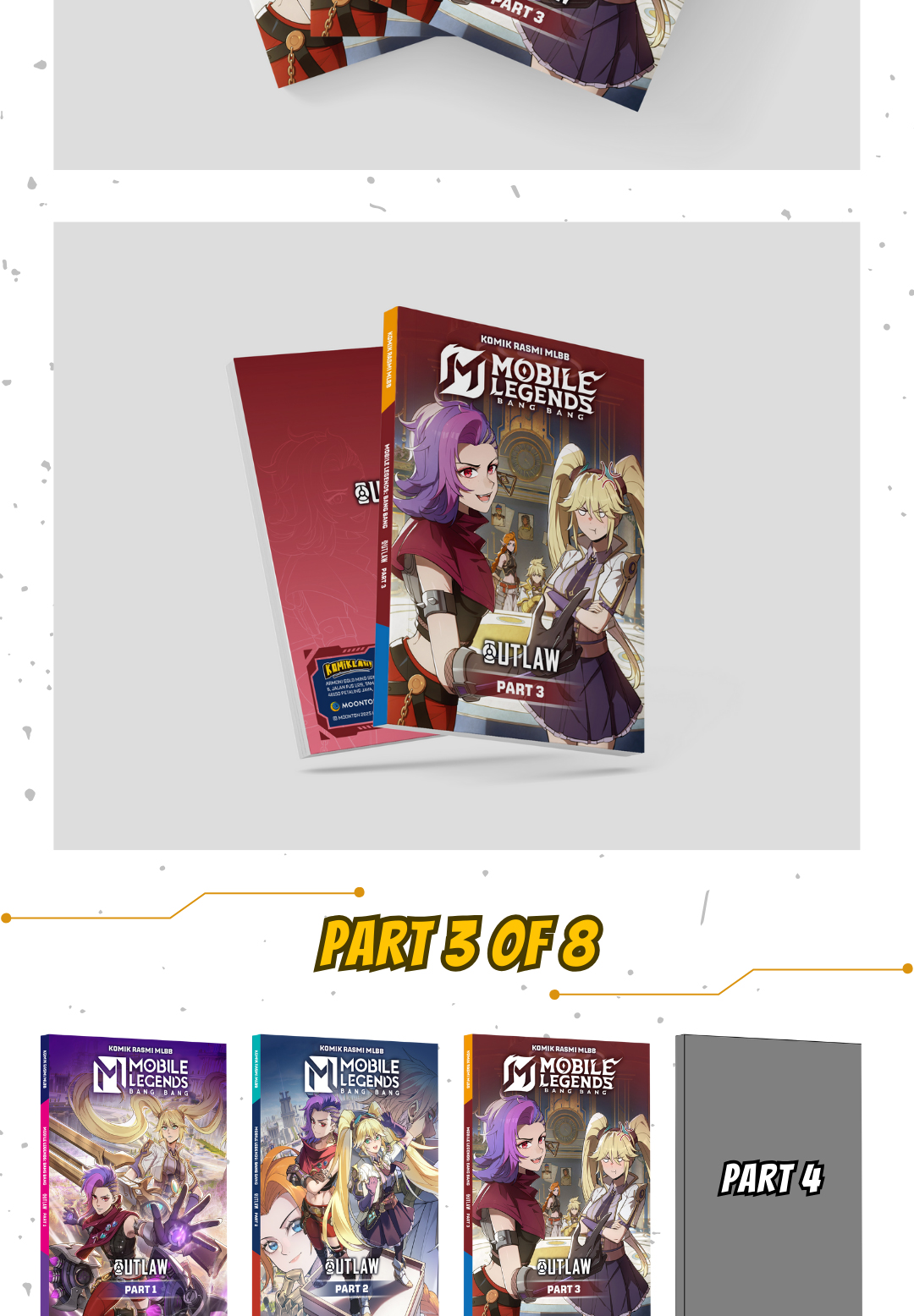MLBB OFFICIAL COMIC BOOK OUTLAW PART 3 BUKU KOMIK RASMI MOBILE LEGENDS ...
