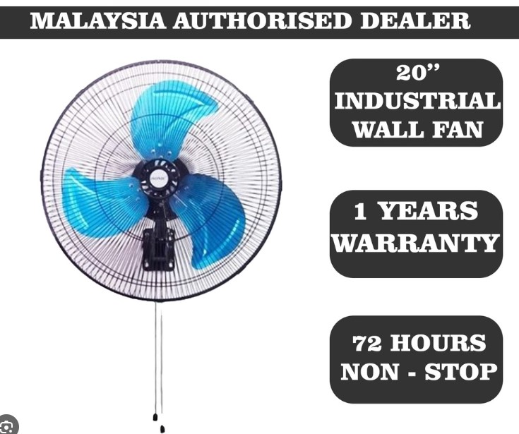 Isonic 20'' Industrial Wall Fan CTF-IWF20 - 72 Hours Non-Stop ...