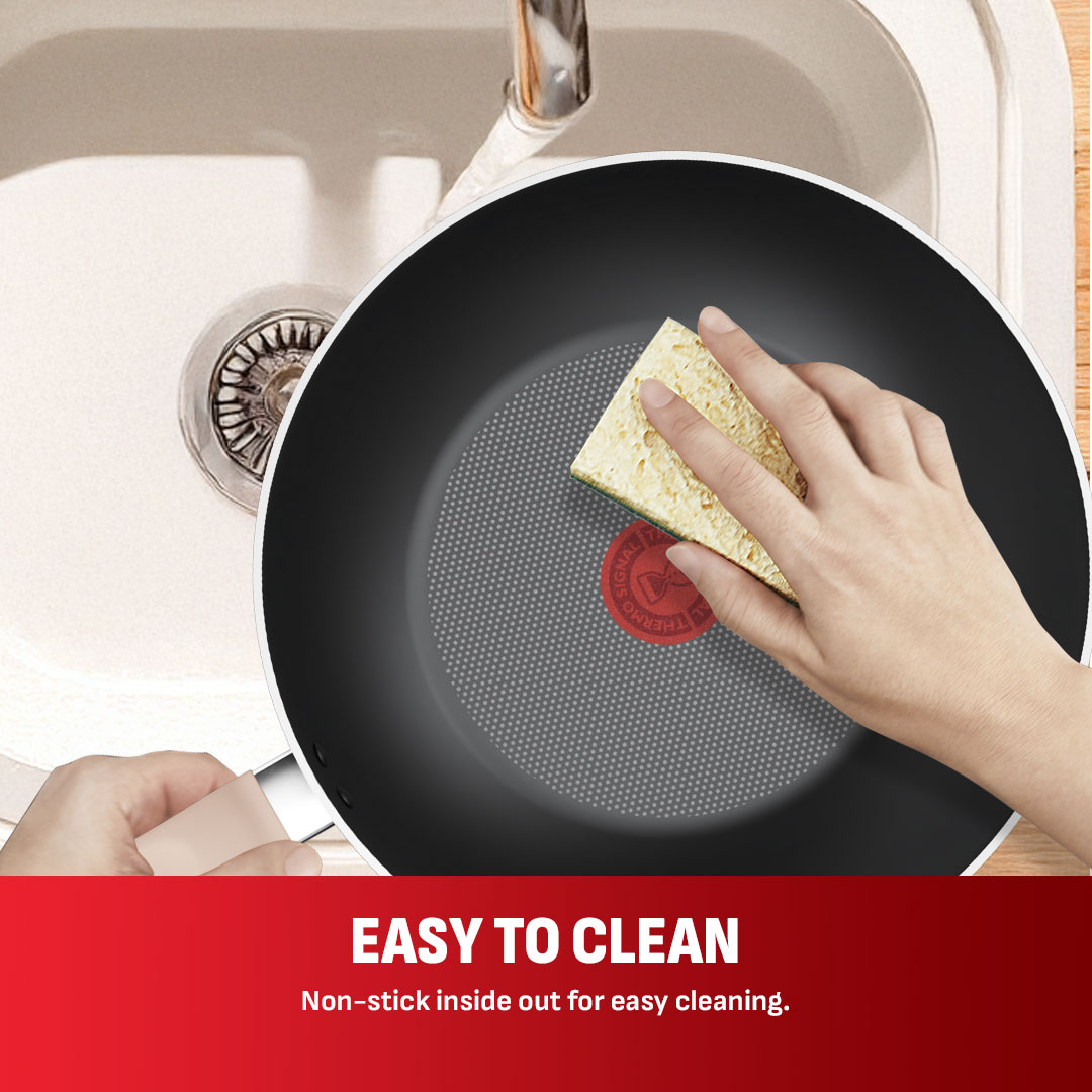 [Daisy Bundle] Tefal Daisy Frypan 20cm + Daisy Wokpan 28cm + Comfort ...