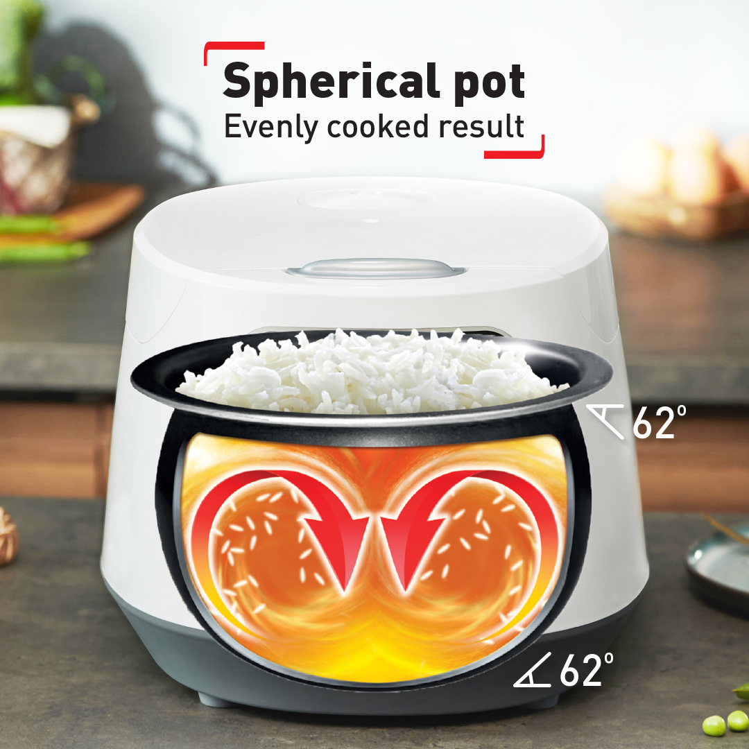 Tefal RK7301 Rice Compact Fuzzy Logic Rice Cooker Digital Periuk Nasi 1L | Shopee Malaysia