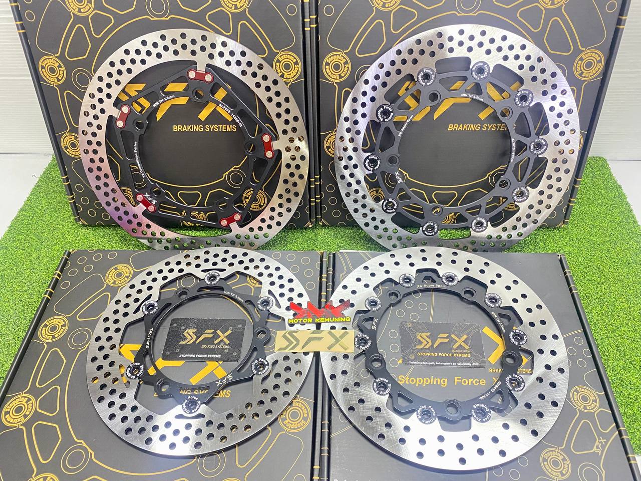 SFX TAIWAN ORIGINAL 💯 ALLOY DISC PLATE XMAX NVX/NMAX TMAX BRAKE ROTOR ...