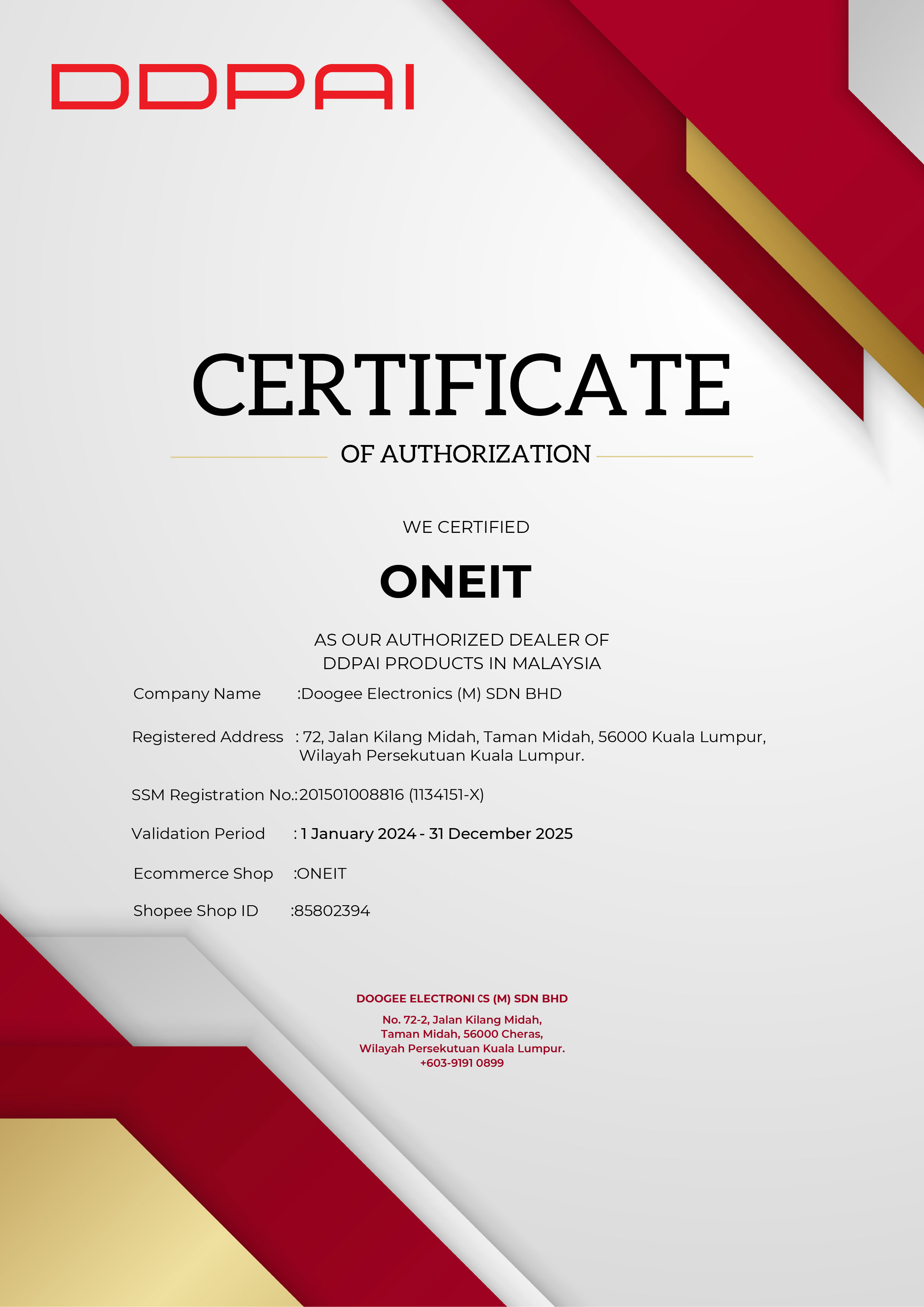 DDPAI Mola E3 Rearview Mirror Dashcam With Touch Screen Dual Recording ...