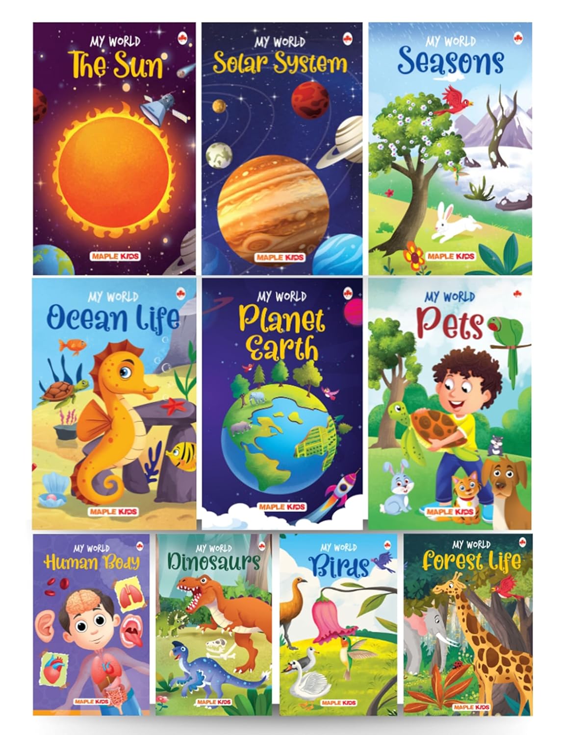 Illustrated Encyclopedia for Kids - My World (Set Of 10 Books ...