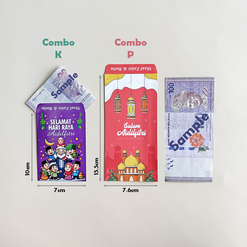 Design 2026 50 Keping / Combo 109gsm Sampul Duit Raya Murah | Shopee ...