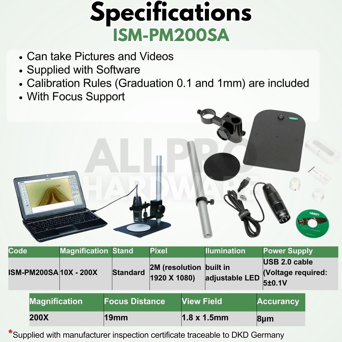 INSIZE ISM-PM200SA Digital Measuring Microscope | Shopee Malaysia