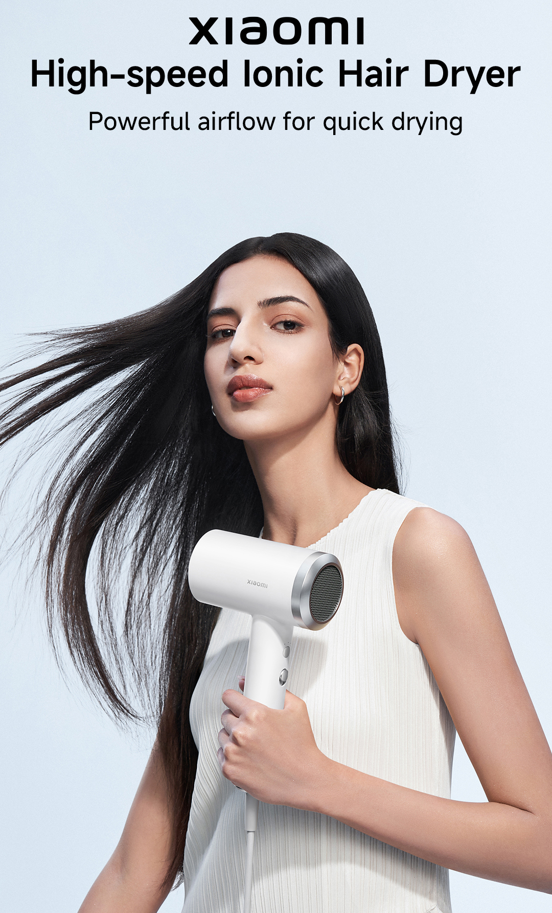 Xiaomi High-speed Ionic Hair Dryer | Quick Drying | High Negative Ion ...
