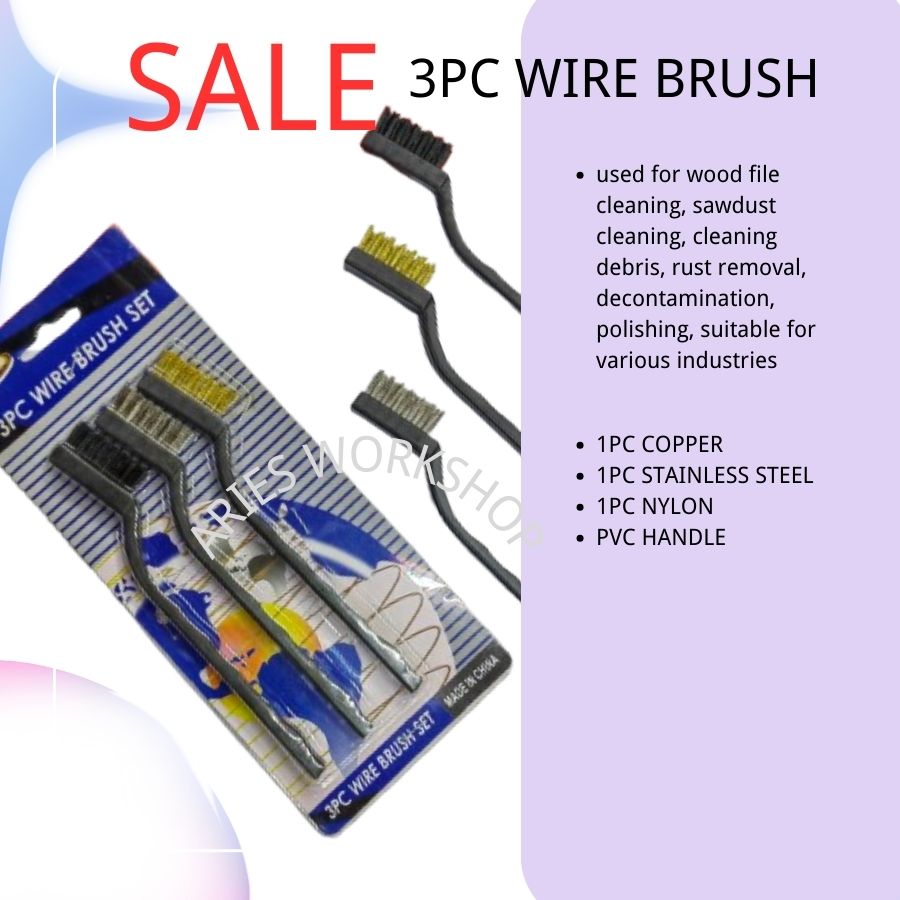 Wire Brush Set Gas Stove Clean Nylon Copper Brushes Kitchen Range Hood ...