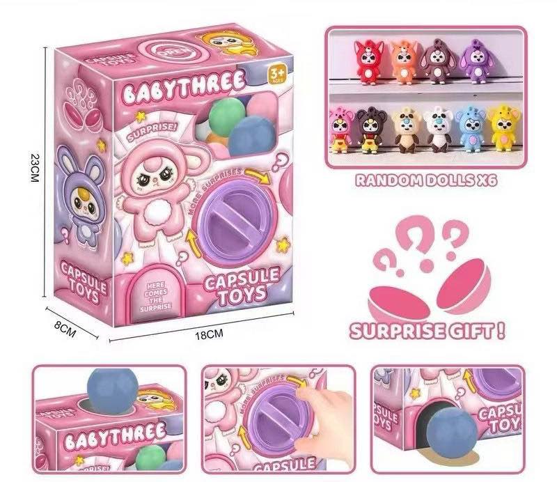 Egg Twisting Capsule Vending Machine Blind Box Surprise Eggs Cartoon ...