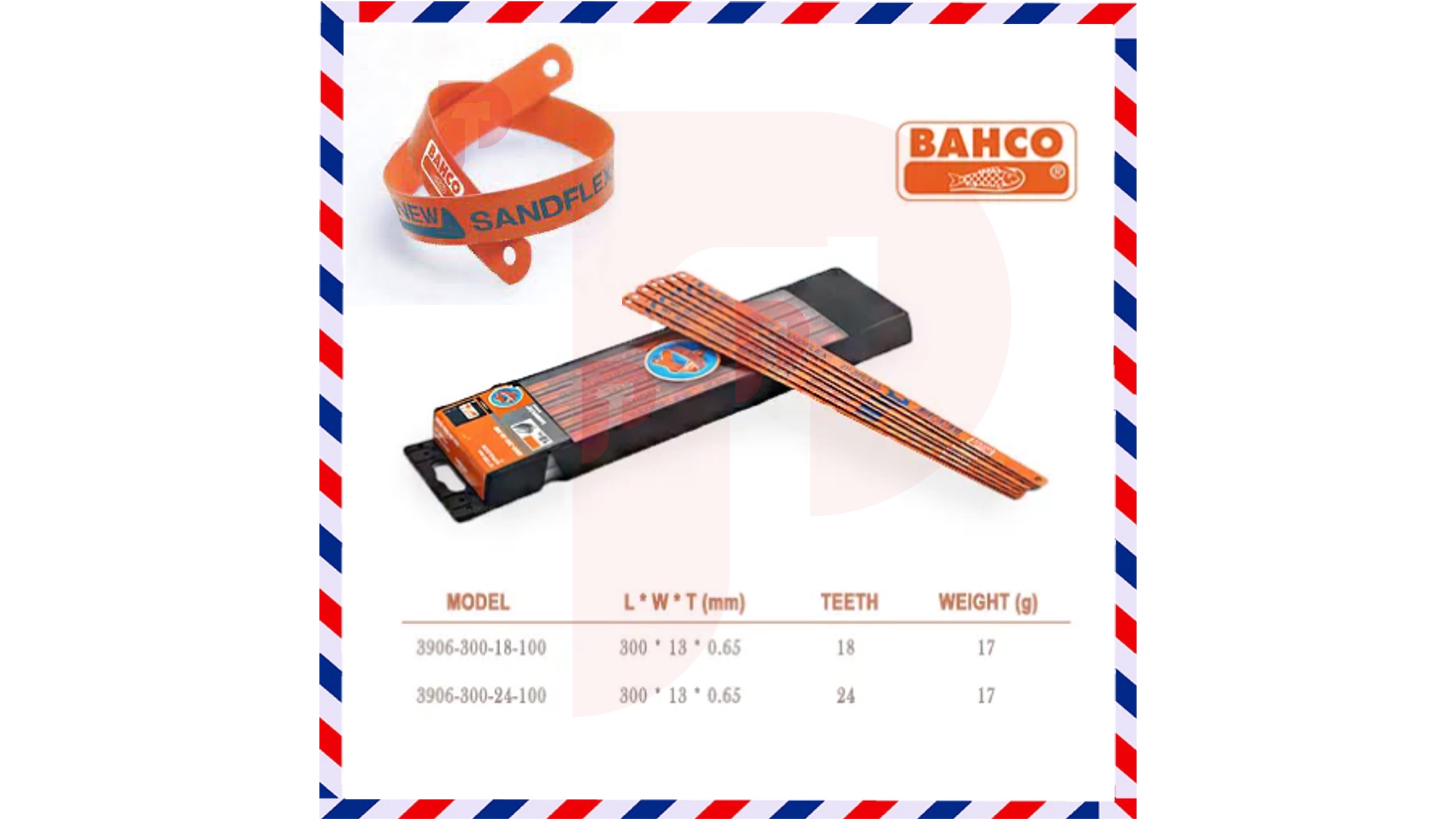 BAHCO SANDFLEX Hand Hacksaw Blades 🔥 Ready Stocks 🔥 12"/ 300mm (18TPI ...