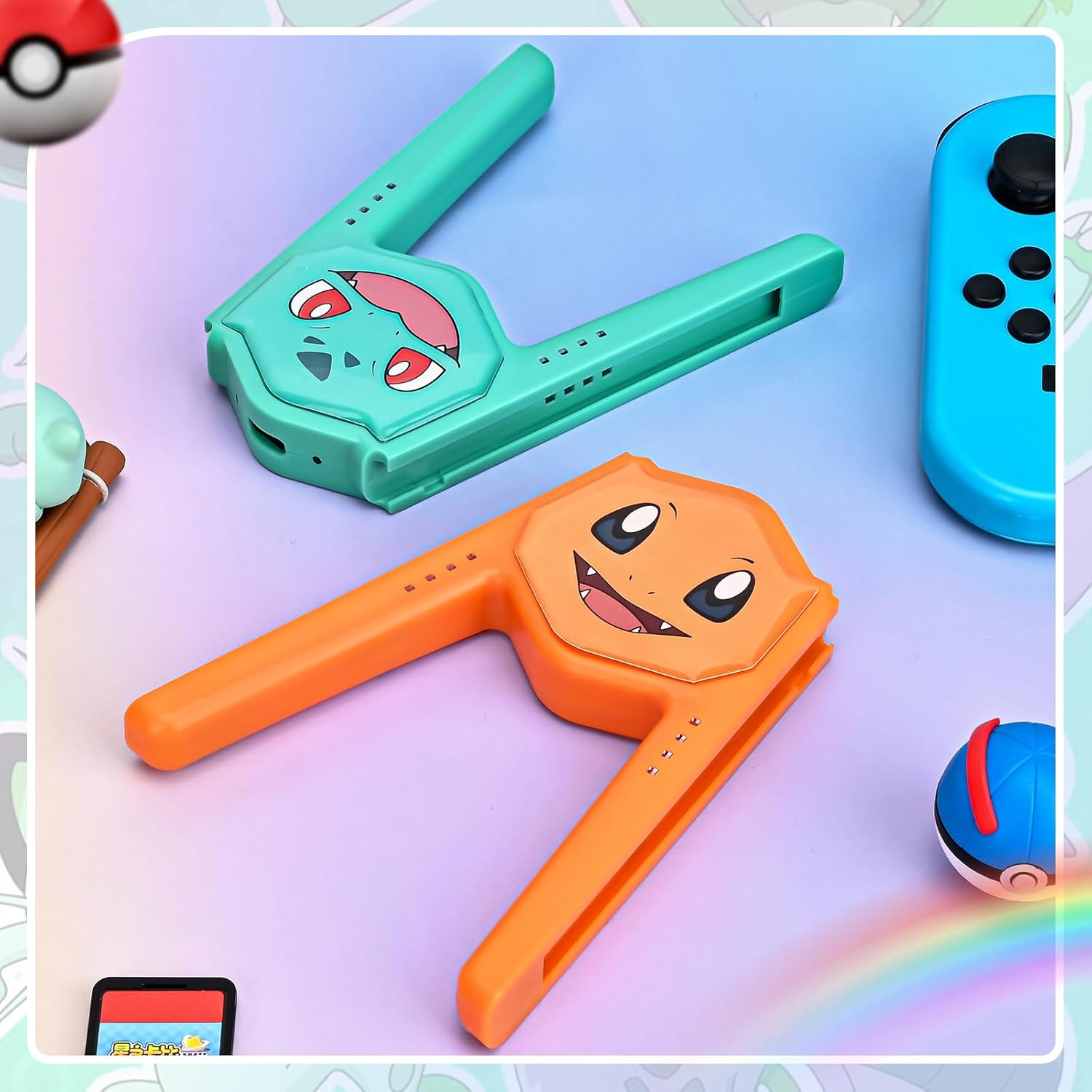 NITNENDO SWITCH V1/V2/OLED JOYCON CHARING V SHAPE HANDLE GRIP SPECIAL ...