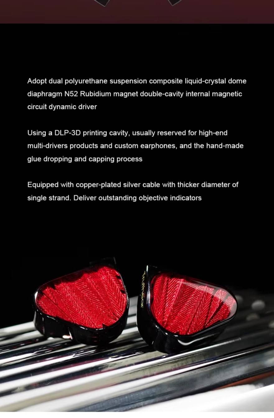 Truthear x Crinacle Zero Red, In-Ear Monitors: Dual Dynamic Drivers ...