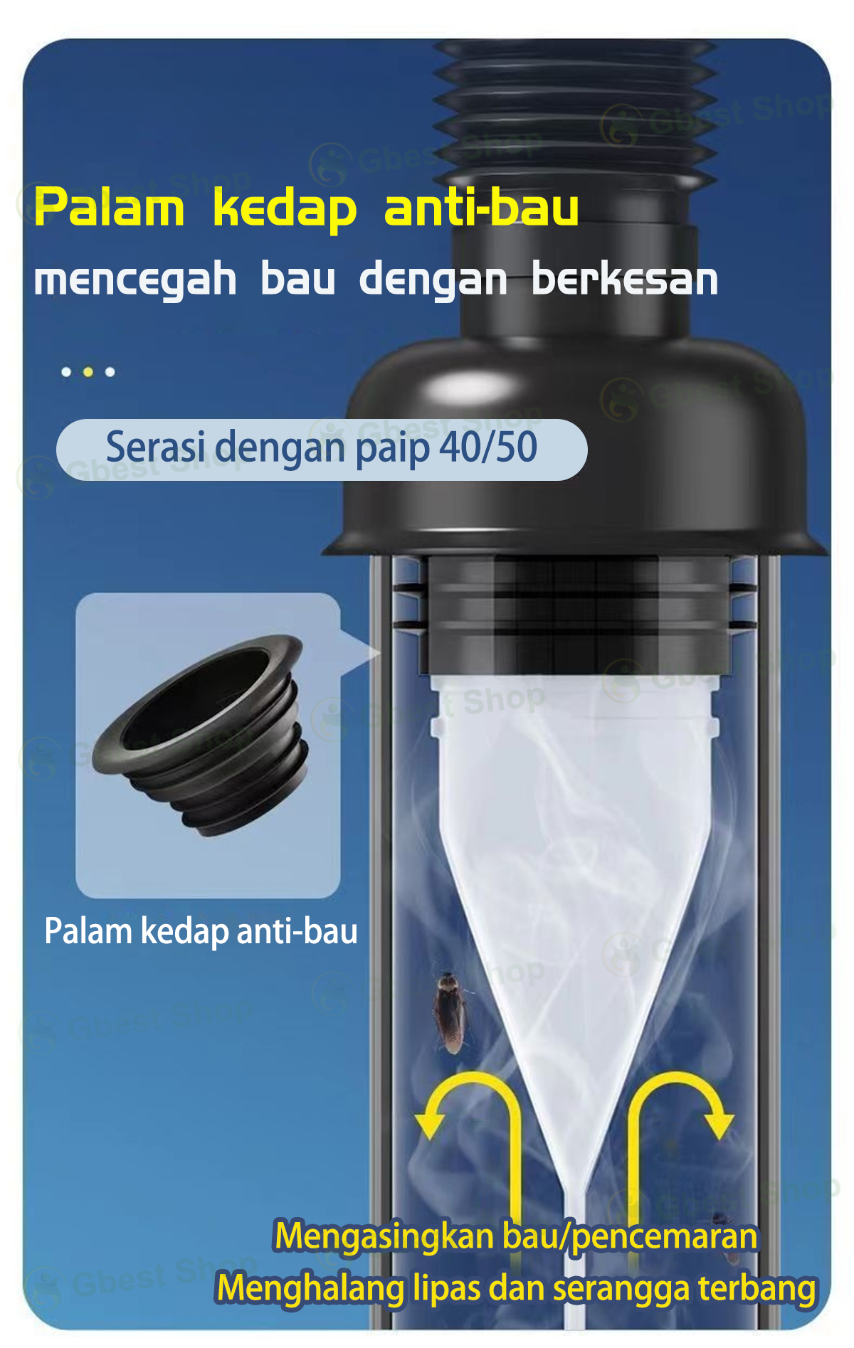 Thickened ABS Basin Flexible Drain Hose Sewer Pipe Plumbing Draingae ...