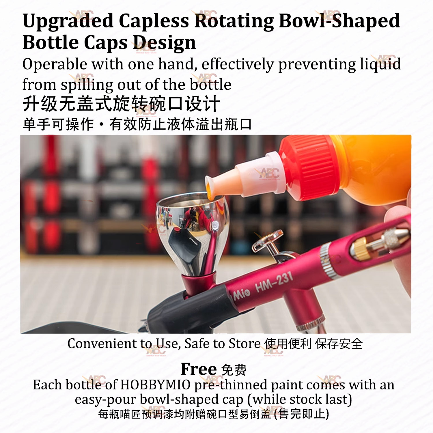 (HobbyMio) Pre-thinned Lacquer Model Paint - Clear Series (100ml ...