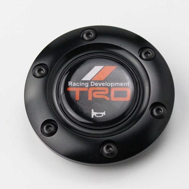 MOMO Steering Wheel Hubcap Car Horn Button-Red/Black/Blue/Siver ...