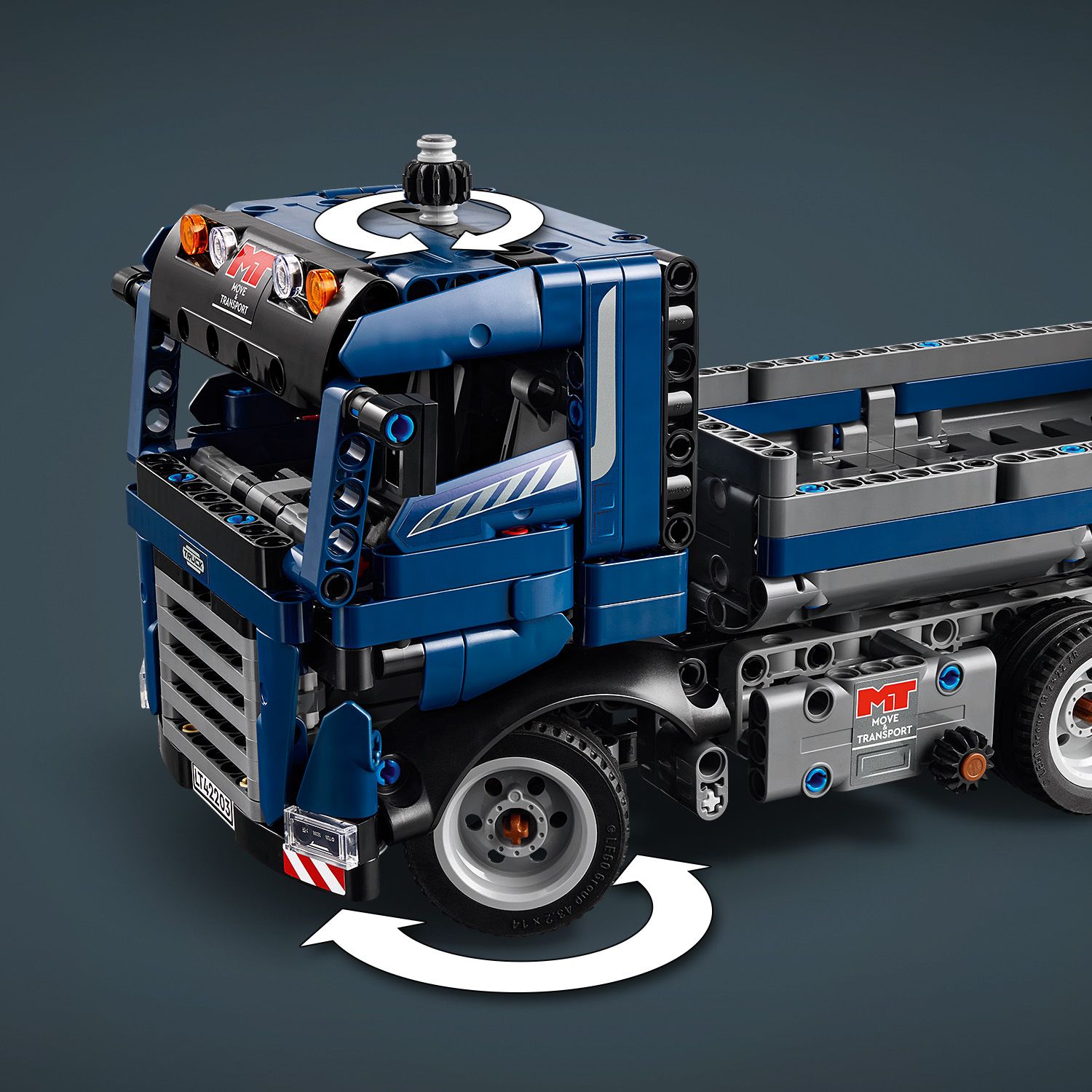 LEGO Technic 42203 Tipping Dump Truck (462 Pieces) | Shopee Malaysia