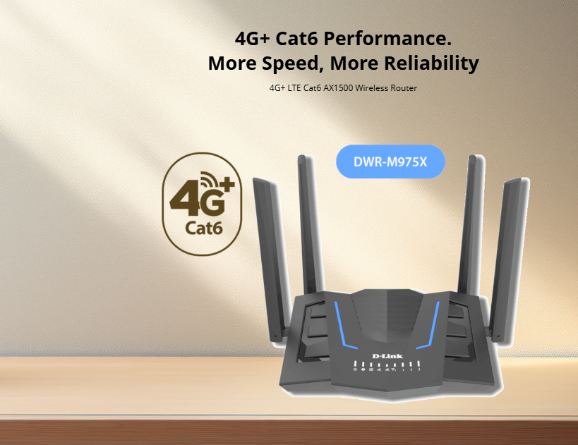 DLINK AX1500 WIFI 6 CAT6 4G LTE DWR-M975X and DWR-M955X Unlimited For ...