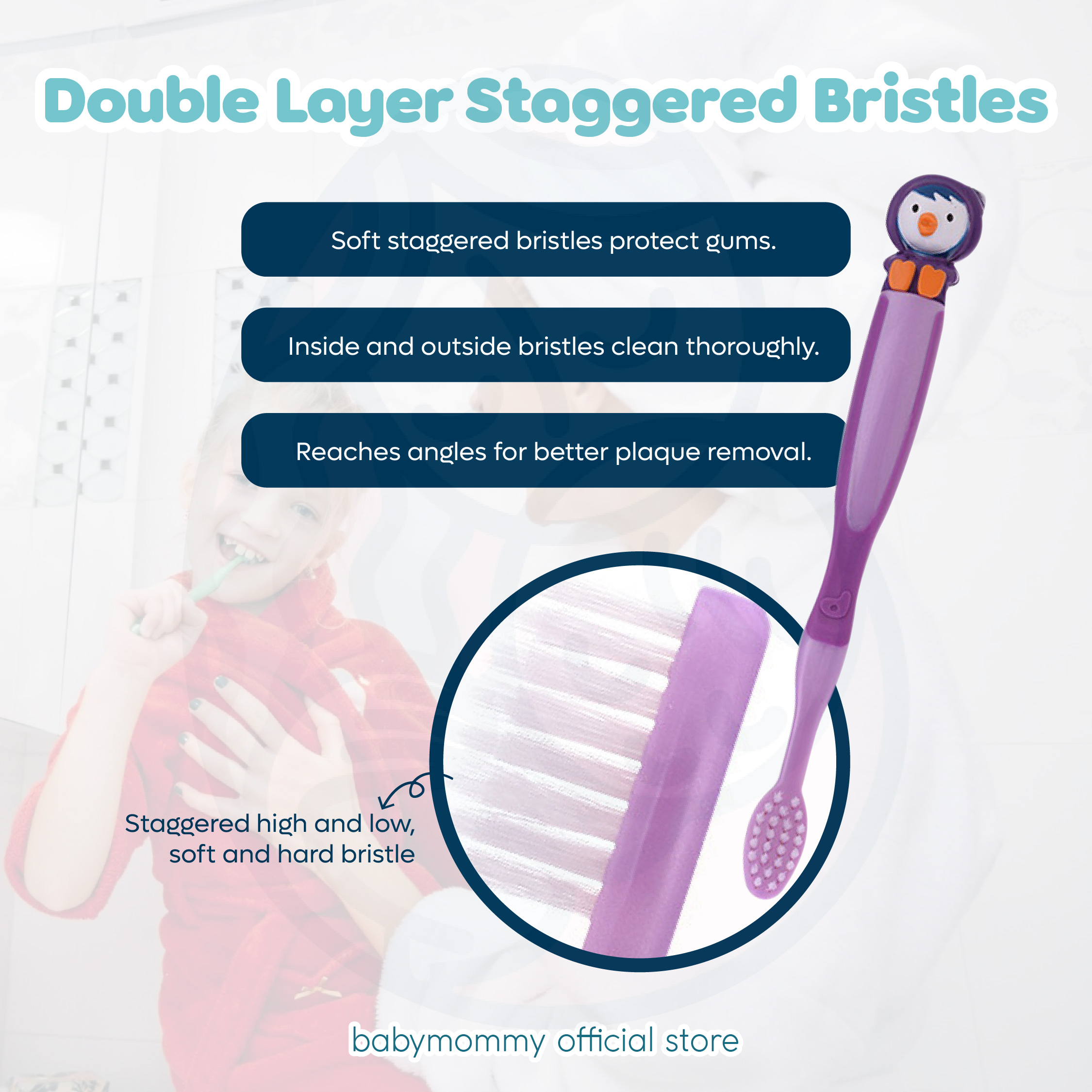 Ready Stock 🇲🇾100% Korea Pororo Kids Toothbrush infant toothbrush ...