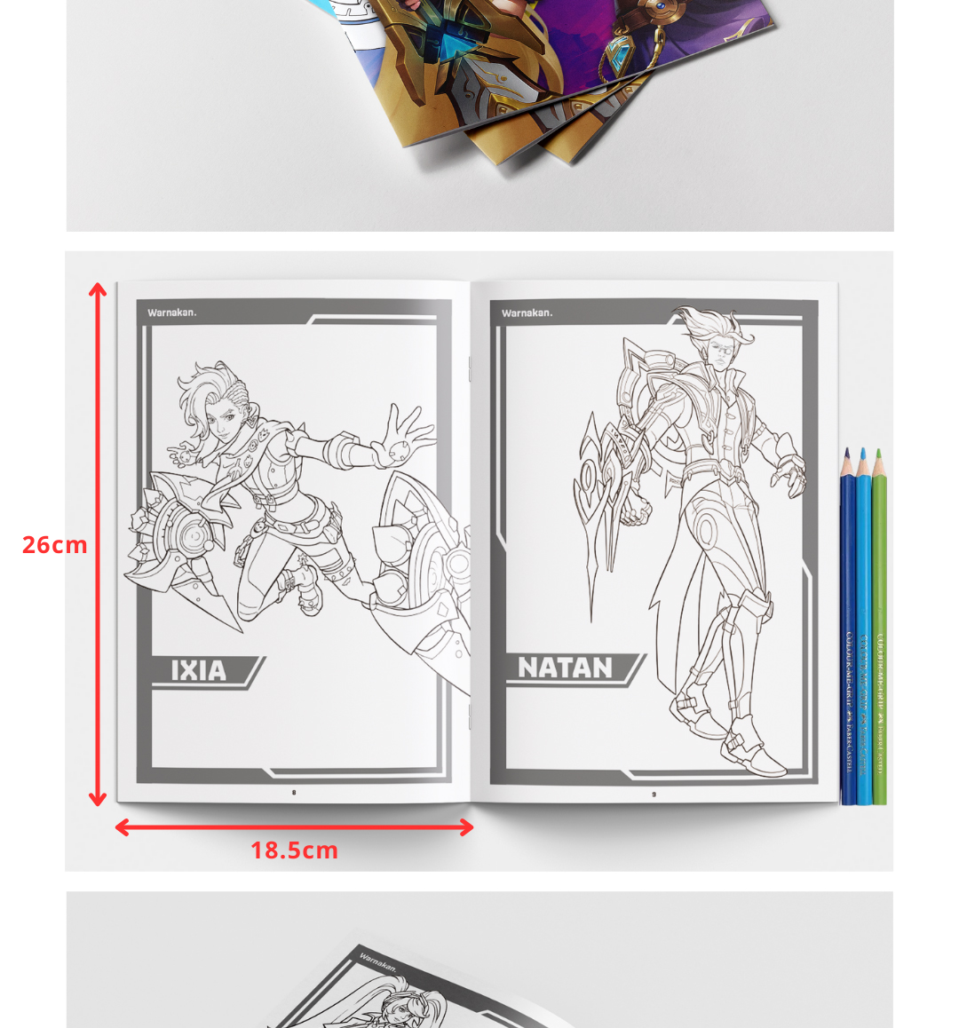 Buku Mewarna MLBB Buku 1 Colouring Book Mobile Legends:Bang Bang Buku ...