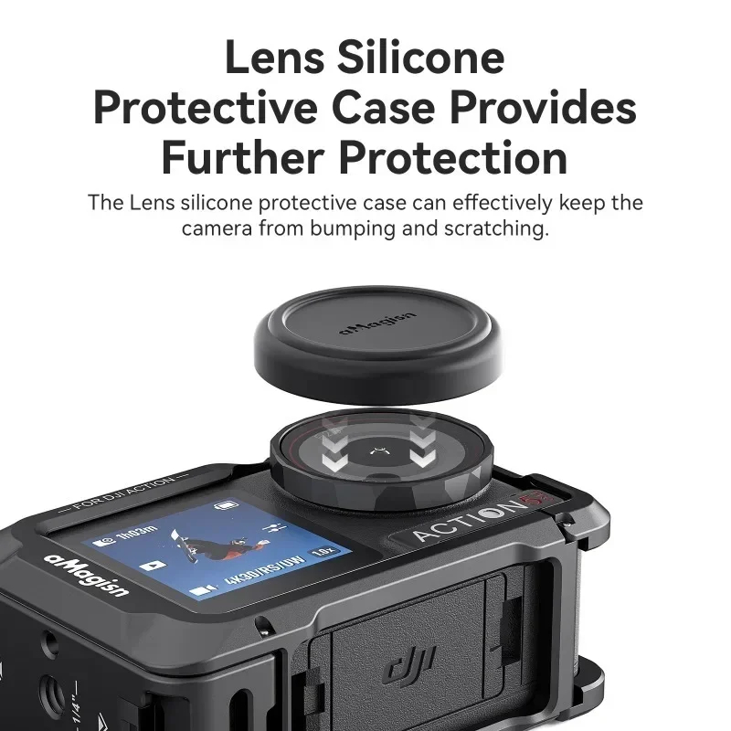 AMagisn Metal Rabbit Cage Protection Frame Case for DJI OSMO Action 5 ...