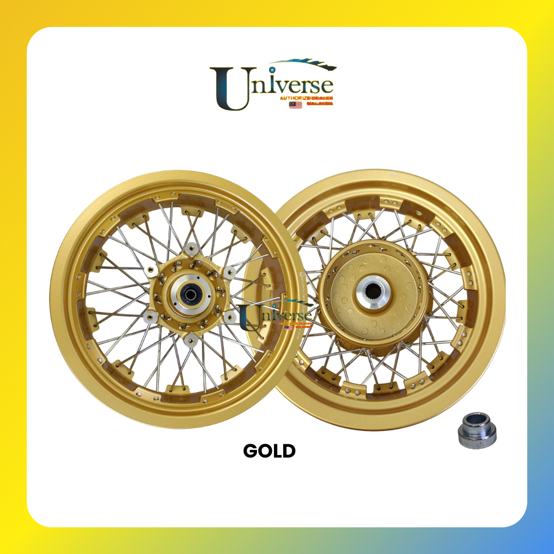 HONDA ADV 160 SPOKE RIM Aluminum ALLOY RIM Gold and Black | Shopee Malaysia