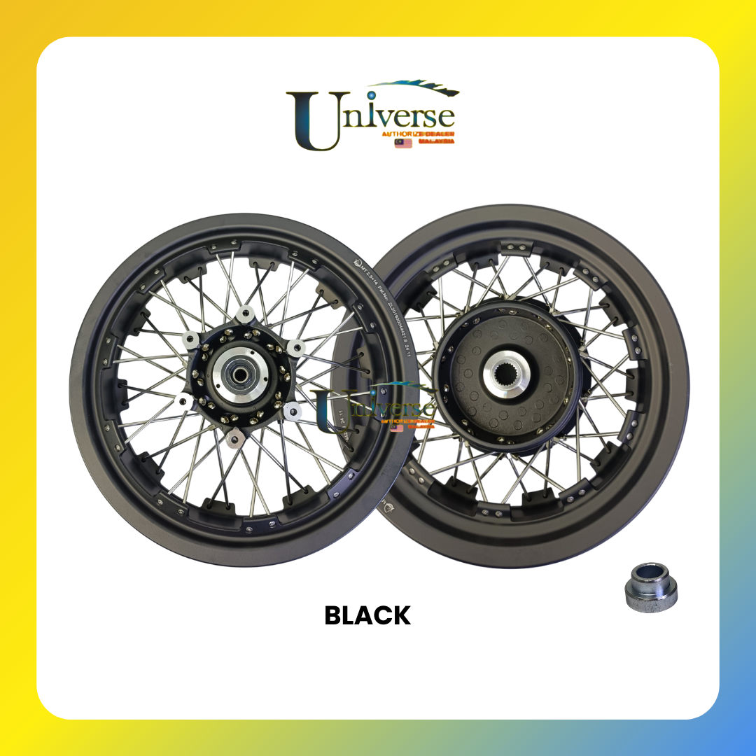 HONDA ADV 160 SPOKE RIM Aluminum ALLOY RIM Gold and Black | Shopee Malaysia