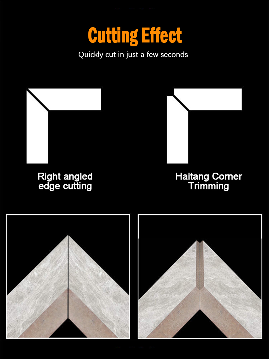 45 Degree Tile Marble Cutter Guide Rail Chamfering Plate Chamfer Frame ...