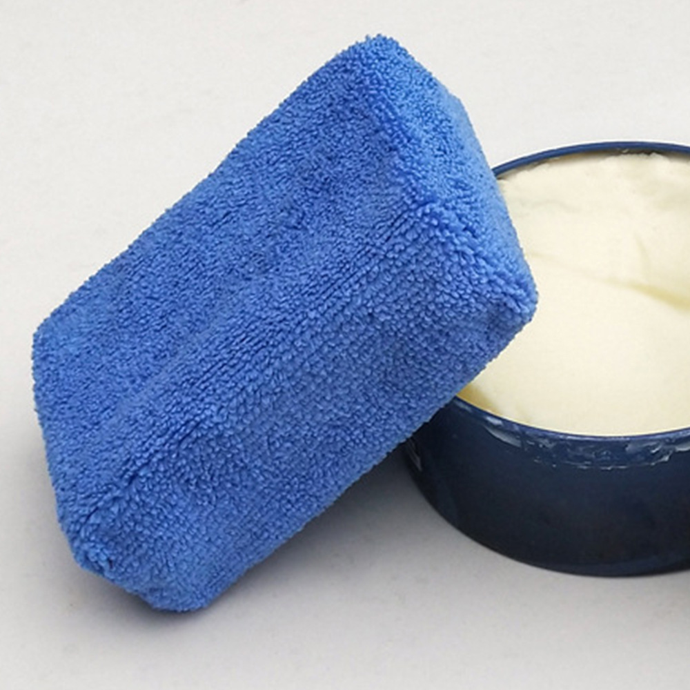 [Span Waxing Microfiber] Microfiber Wax Coating Applicator Sponge Pad ...
