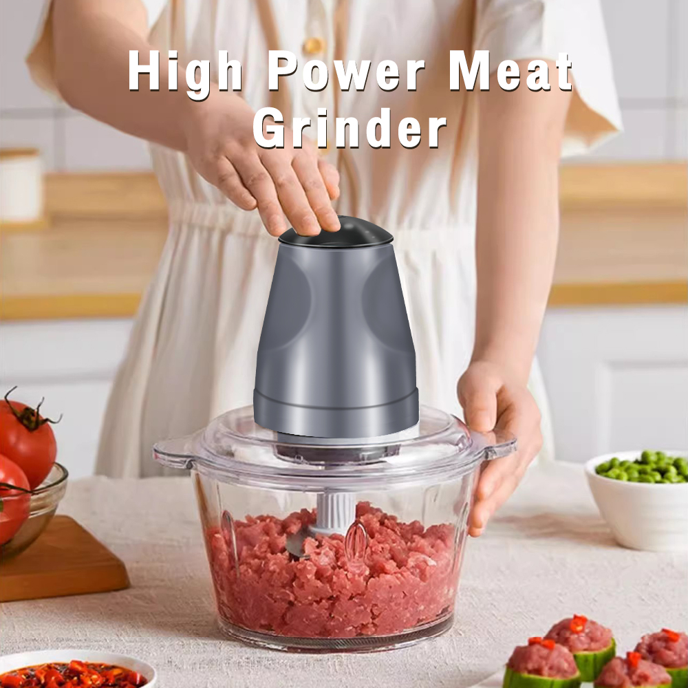 Simmo Meat Grinder Food Processor Blende 450W 4 Blades Chopper Blender 2L | Shopee Malaysia