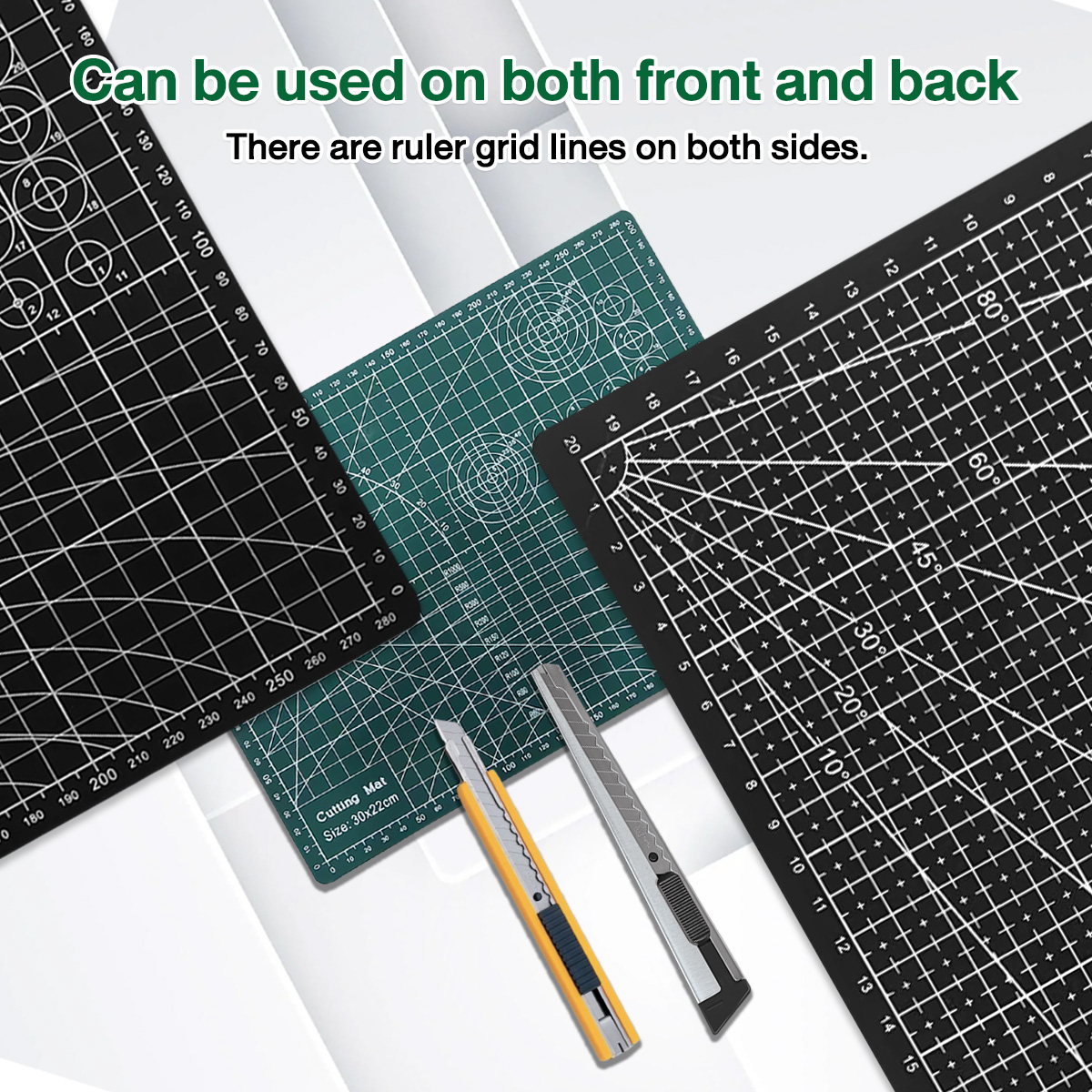 A2/A3/A4 PVC Cutting Mat DIY Grid Patchwork Cut Pad Large Self Healing ...