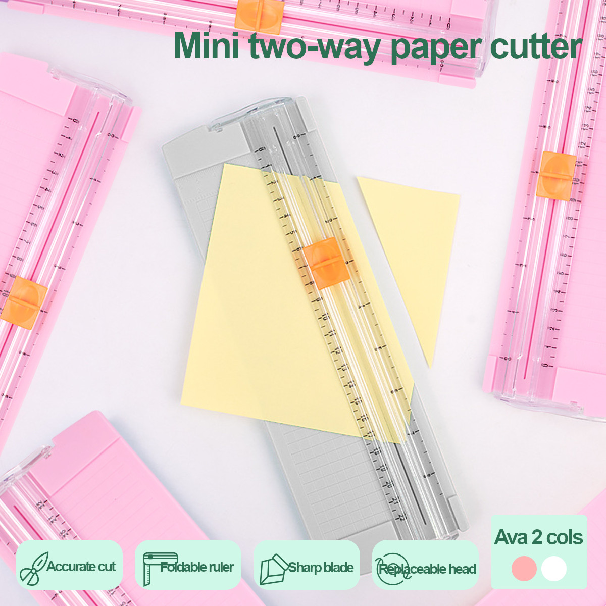 Portable A5 Paper Cutter With Ruler Trimmer Cutting Machine for Crafts ...