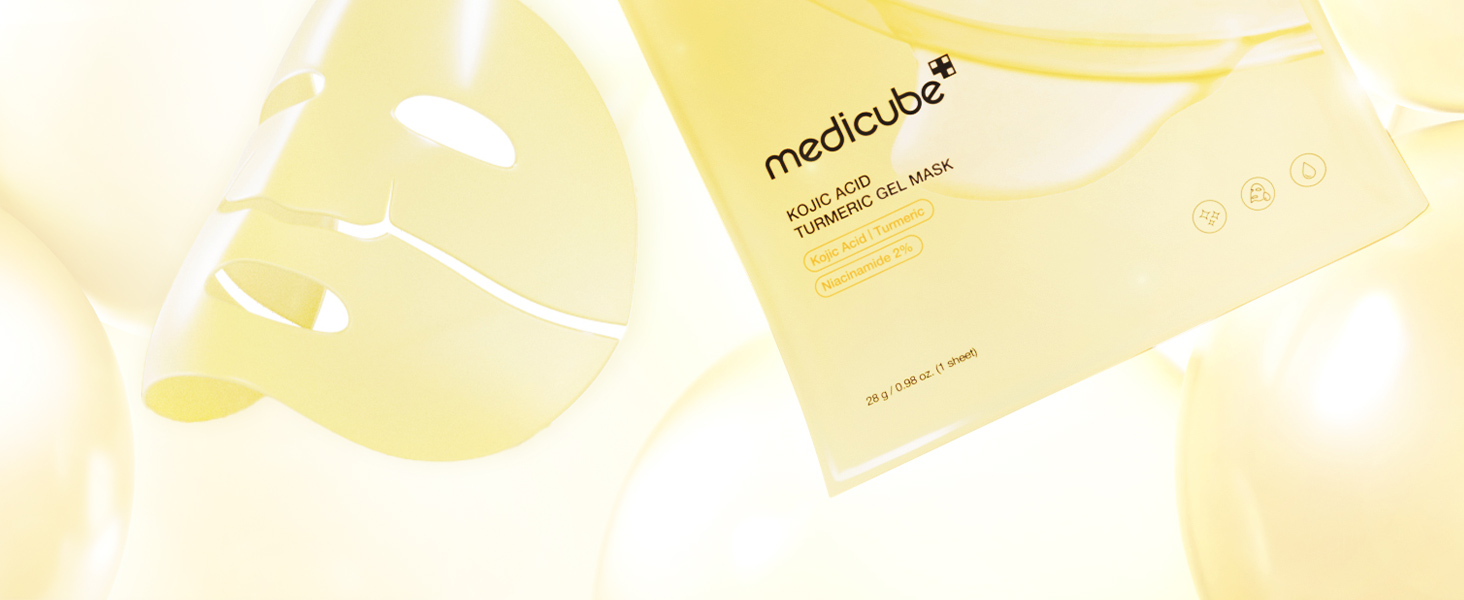 [medicube official] Kojic Acid Turmeric Brightening Gel Mask (1ea / 4ea ...
