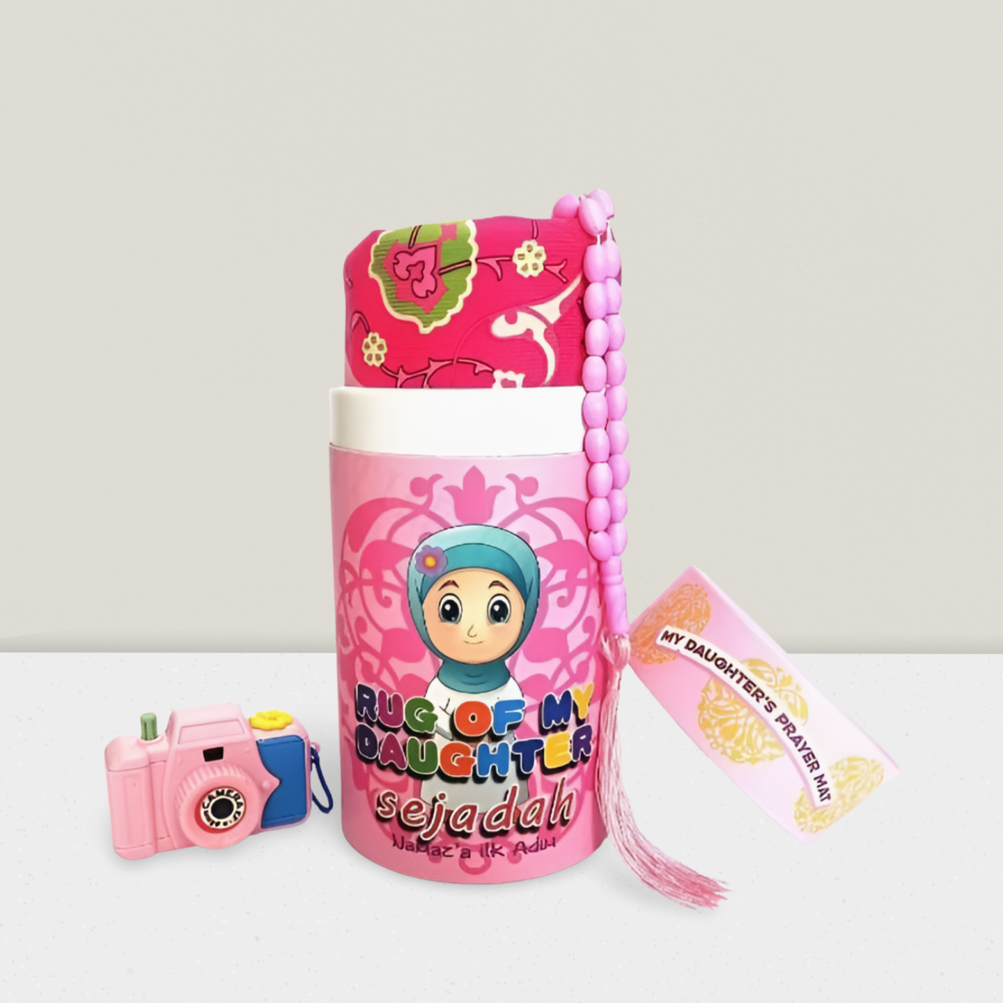 Sejadah Turkey Gift Box Set for Kids - Tabung Coin, Tasbih & Camera Toy ...