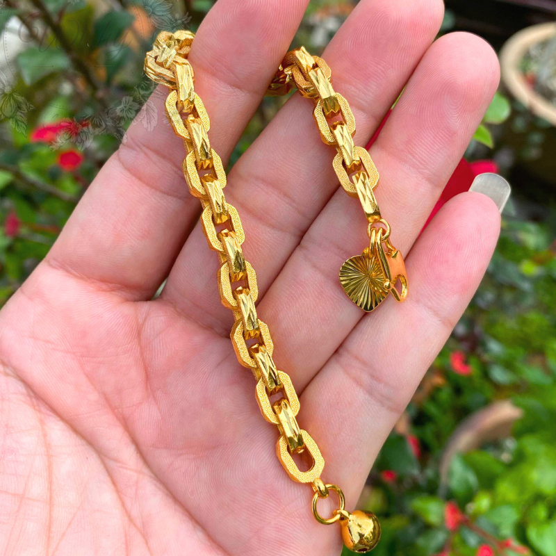 Rantai Emas Suasa Sauh Kasar Kapal Chain Besar Suasa Gold Plated Big ...