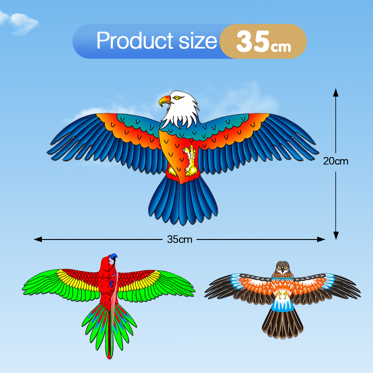 Kite Toy Eagle Kite With Handle Toy Outdoor Toy Parent-child ...