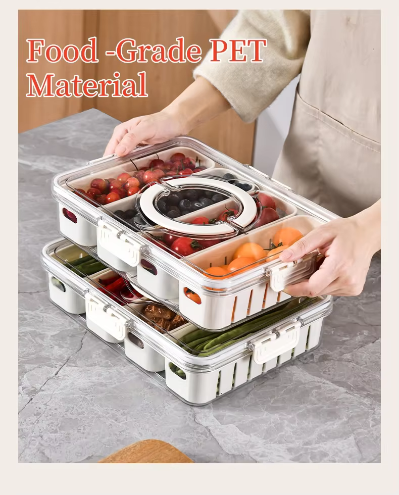 Container With Lids Fresh-Keeping Storage Box Seal Freezer Food ...
