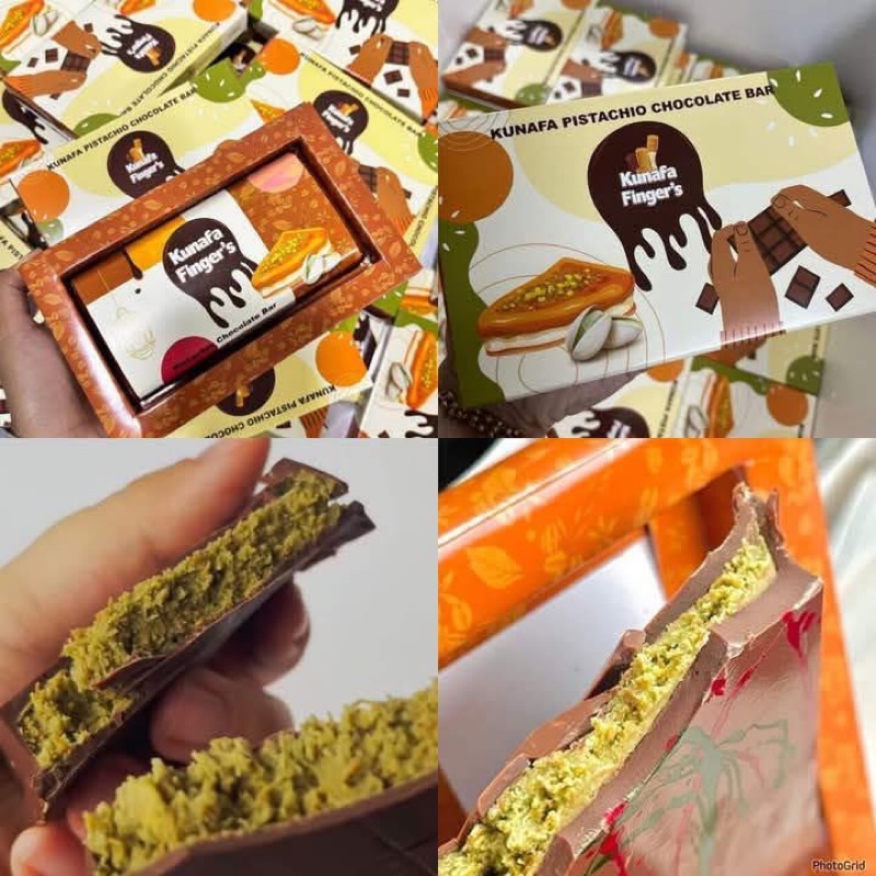 KUNAFA FINGER CHOCOLATE BAR - (NEW) 3 FLAVOUR | Shopee Malaysia