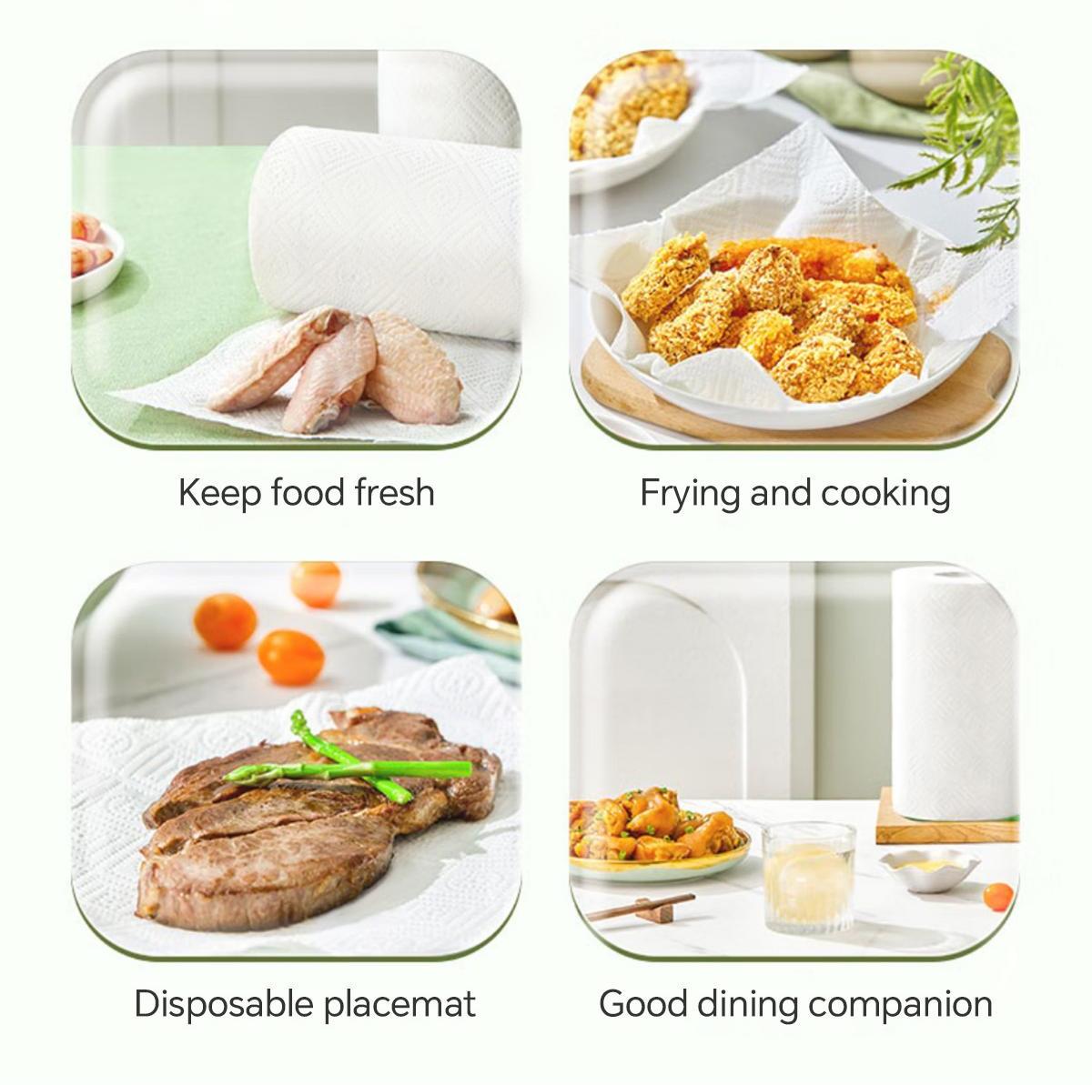 [3PCS]Carina Kitchen Towel Pull-up Towel Hanging Removable Oil ...